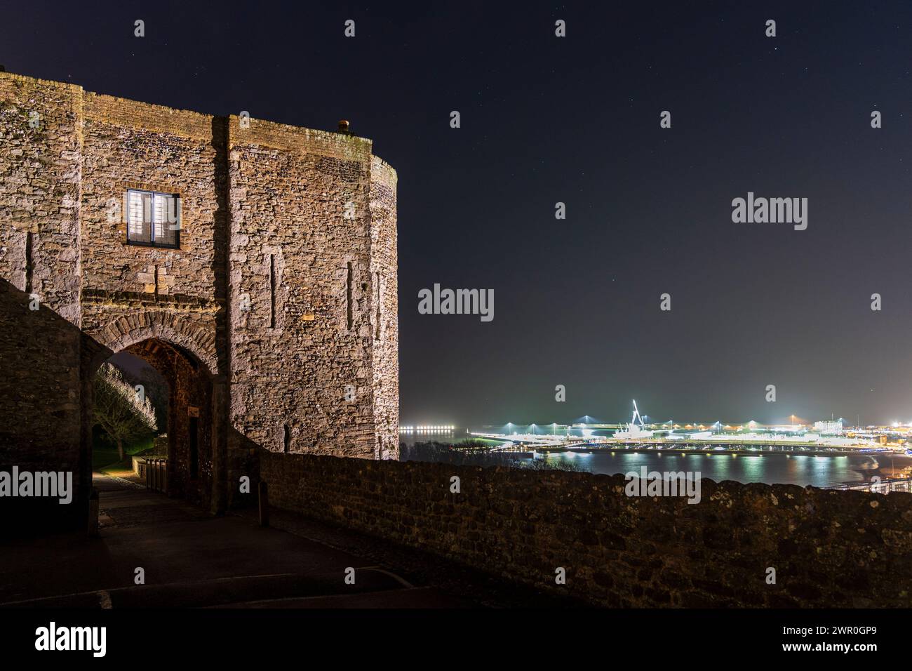 The defensive Peverell's gate, also known as Peverell's tower, a 13th ...
