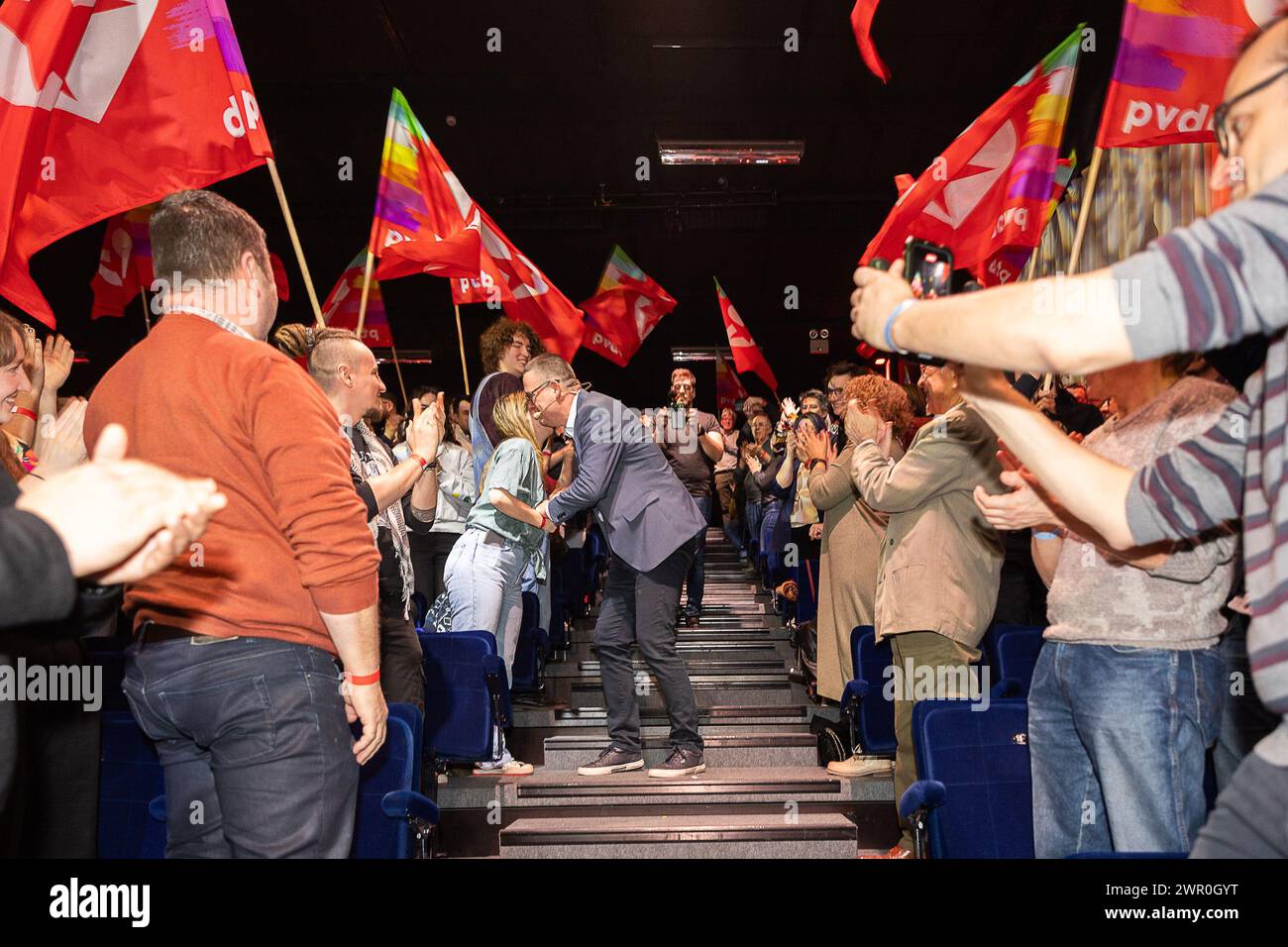 PVDA - PTB chairman Raoul Hedebouw pictured during the electoral ...