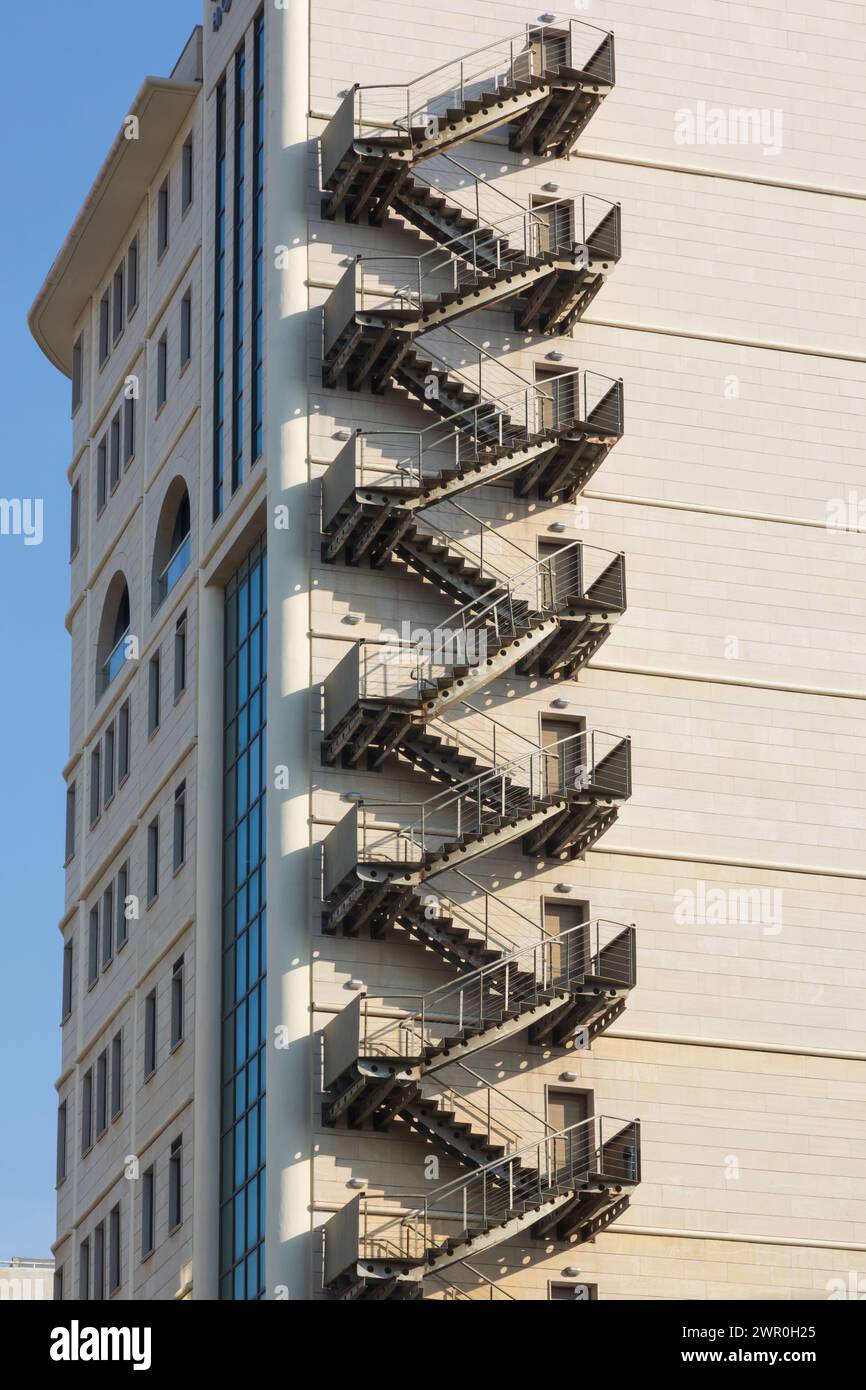 Outside emergency staircase hi-res stock photography and images - Alamy