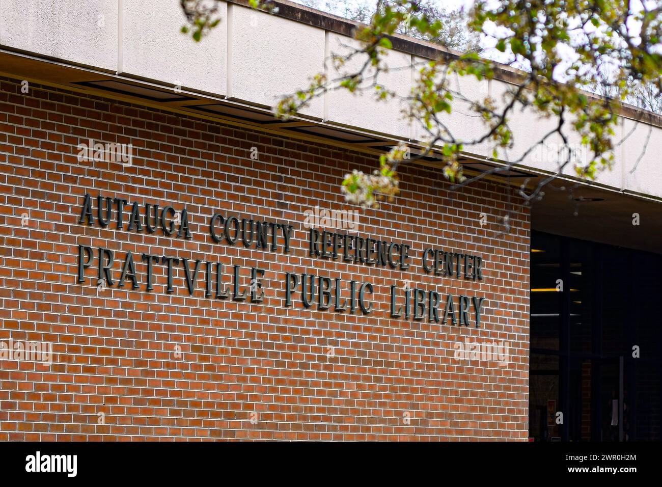 Prattville, Alabama, USA-March 5, 2024: Exterior of the Autauga ...