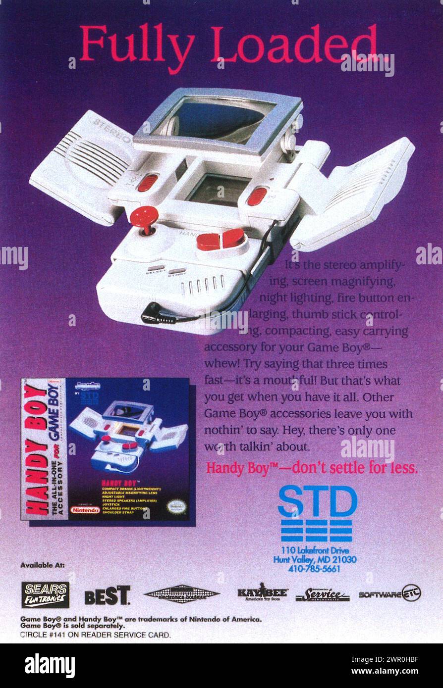 Nintendo game boy 1993 hi-res stock photography and images - Alamy