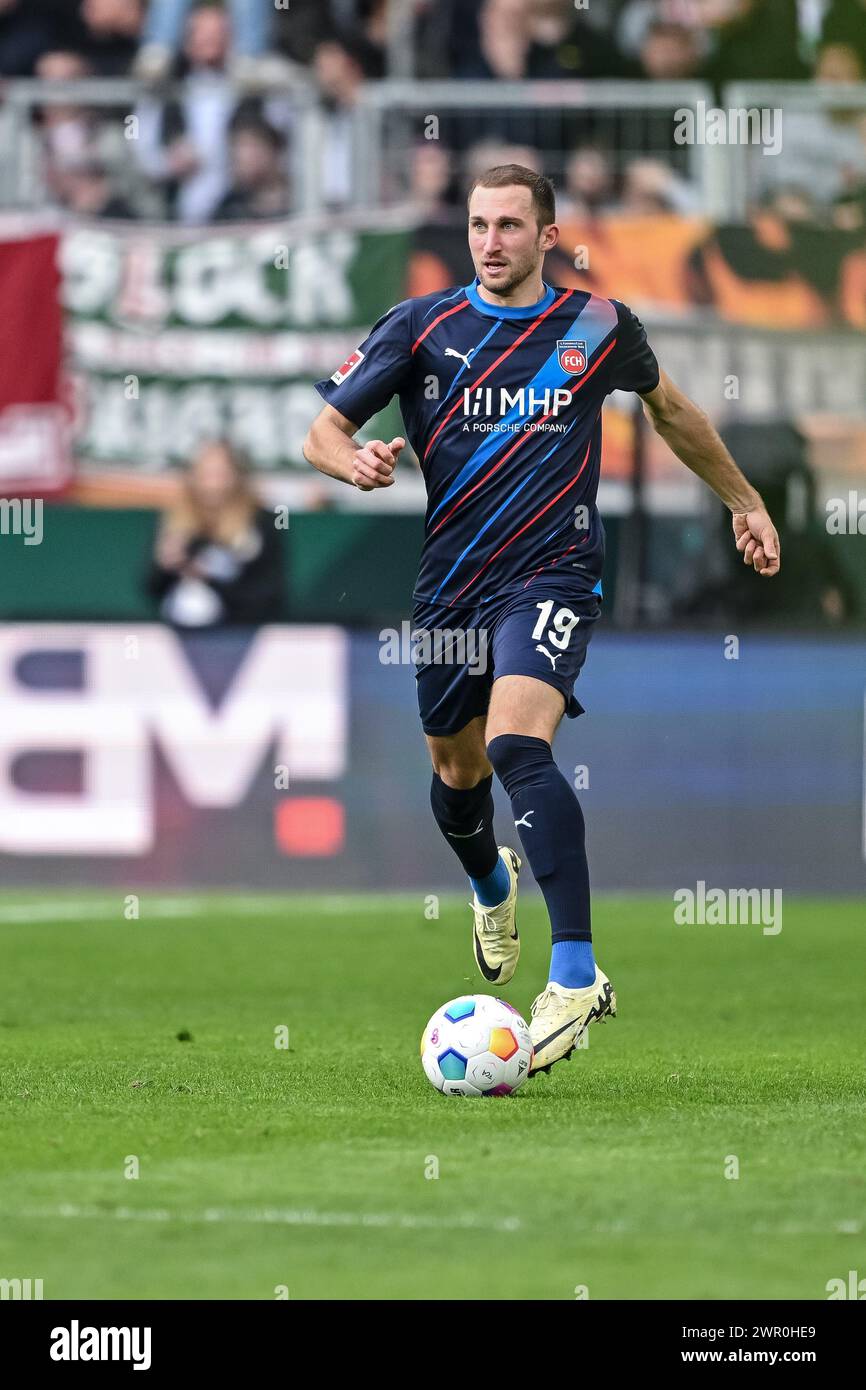 09 March 2024, Bavaria, Augsburg: Soccer: Bundesliga, FC Augsburg - 1 ...