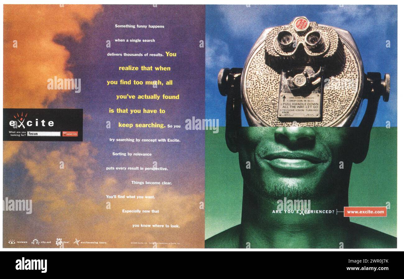 Excite search hi-res stock photography and images - Alamy