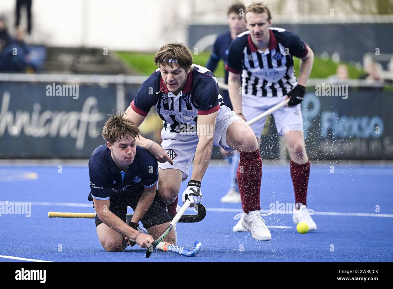 Lier, Belgium. 10th Mar, 2024. Oree's Max Langer and Herakles' Stef ...