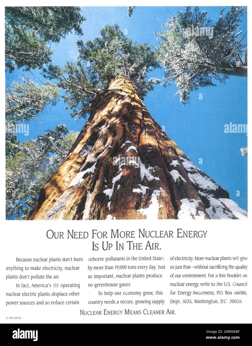 Nuclear energy means cleaner air hi-res stock photography and images ...