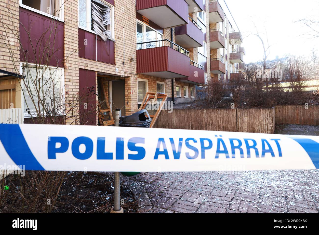 An explosion occurred on the night of Thursday in an apartment building ...