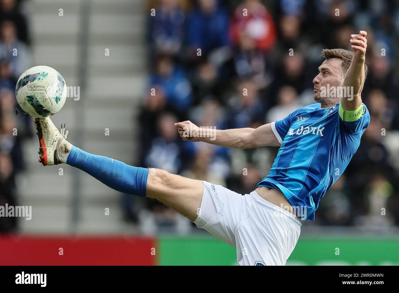 Genk's Bryan Heynen pictured in action during a soccer match between ...