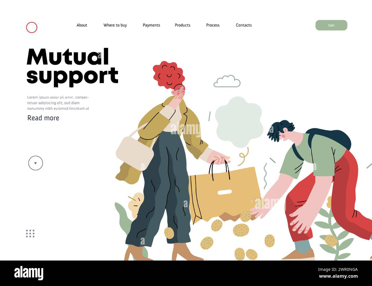 Womans action Stock Vector Images - Alamy