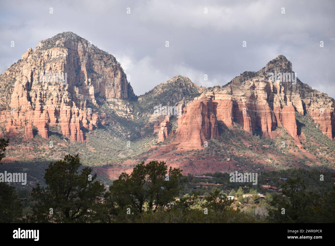 Sedona, AZ. U.S.A. 2/3/2024. Sedona Arizona is home to beautiful red ...