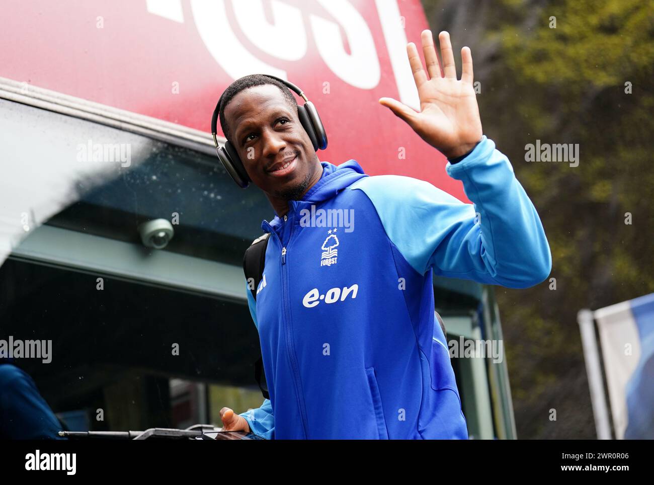 Nottingham Forest's Willy Boly arrives ahead of the Premier League ...