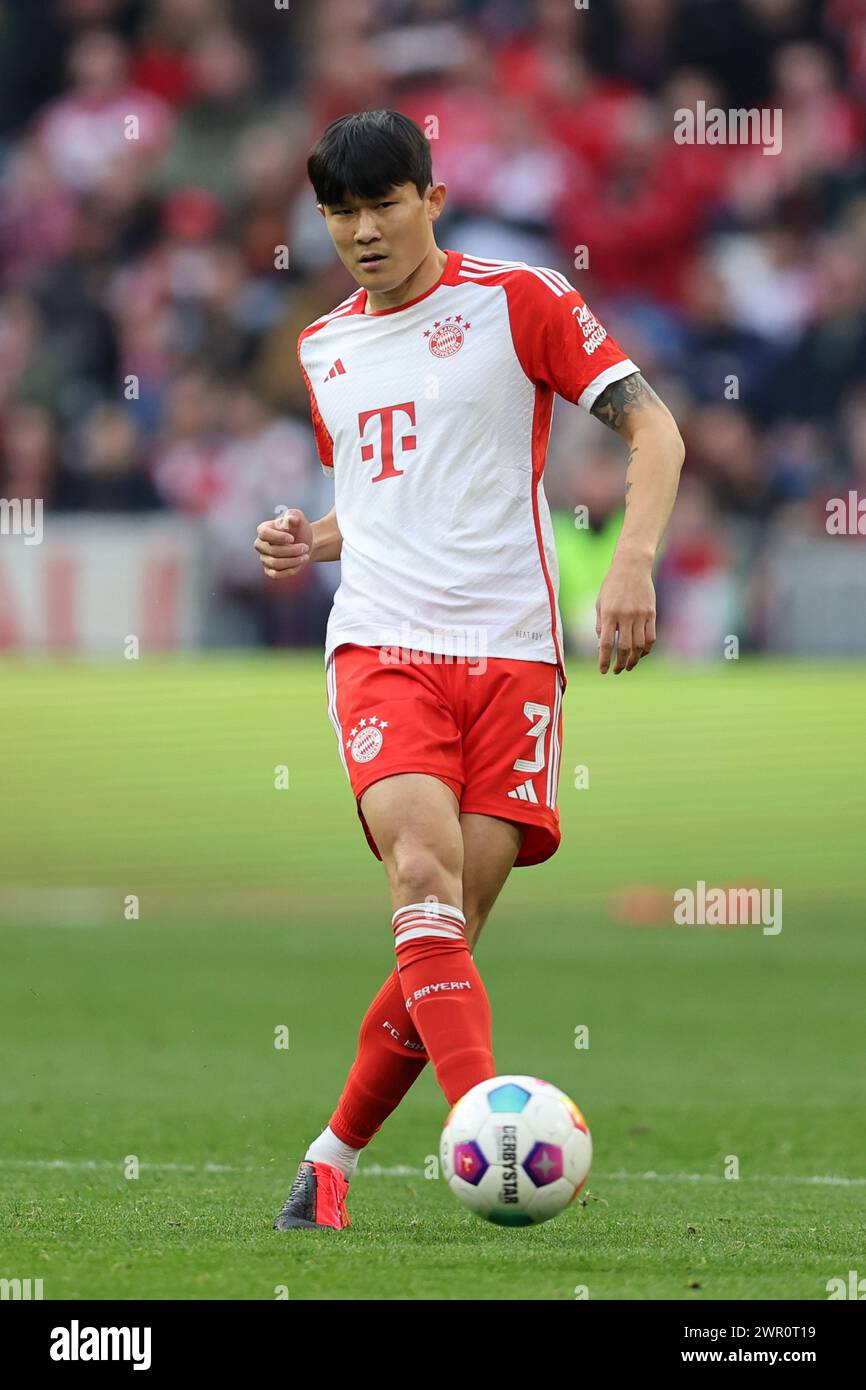 Min Jae Kim of FC Bayern Muenchen Fussball 1 . Bundesliga Saison 2023 / 2024 FC Bayern MŸnchen 1 ...