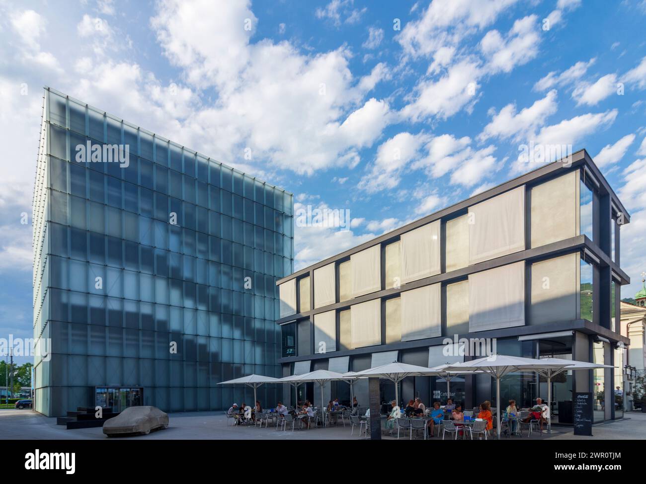 Bregenz: art gallery Kunsthaus Bregenz in Bodensee (Lake Constance ...