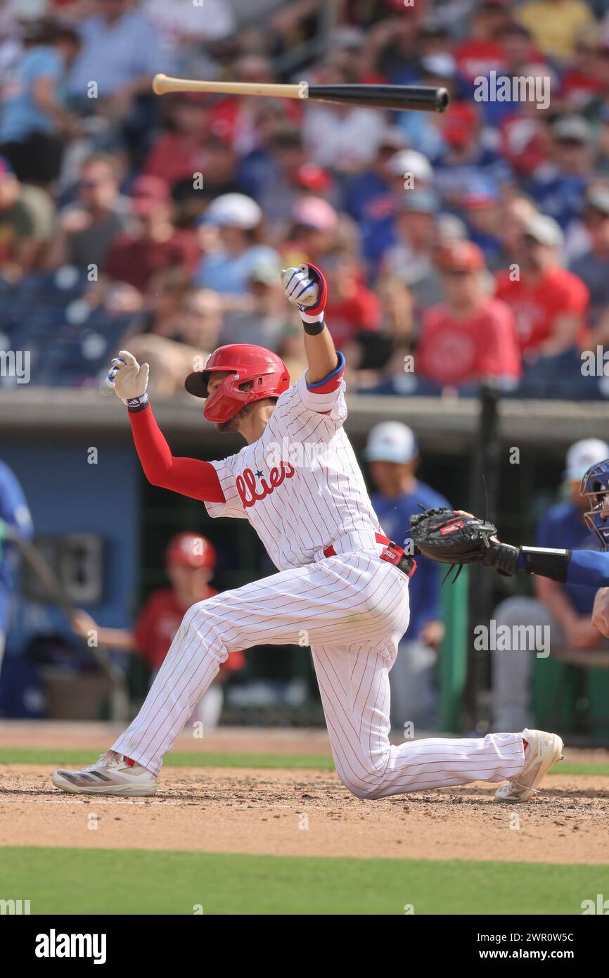 Clearwater, FL: Philadelphia Phillies shortstop Trea Turner (7) loses ... Clearwater, FL: Philadelphia Phillies shortstop Trea Turner (7) loses ...