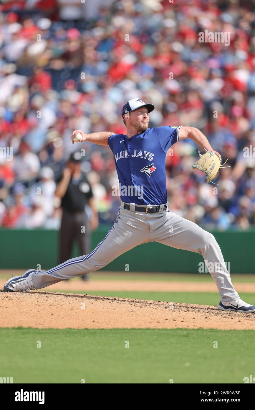 Clearwater, FL: Toronto Blue Jays relief pitcher Wes Parsons (46 ...
