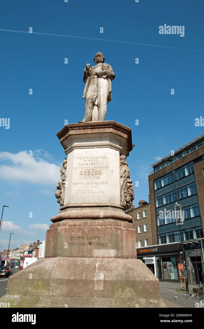 Statue to richard cobden hi-res stock photography and images - Alamy
