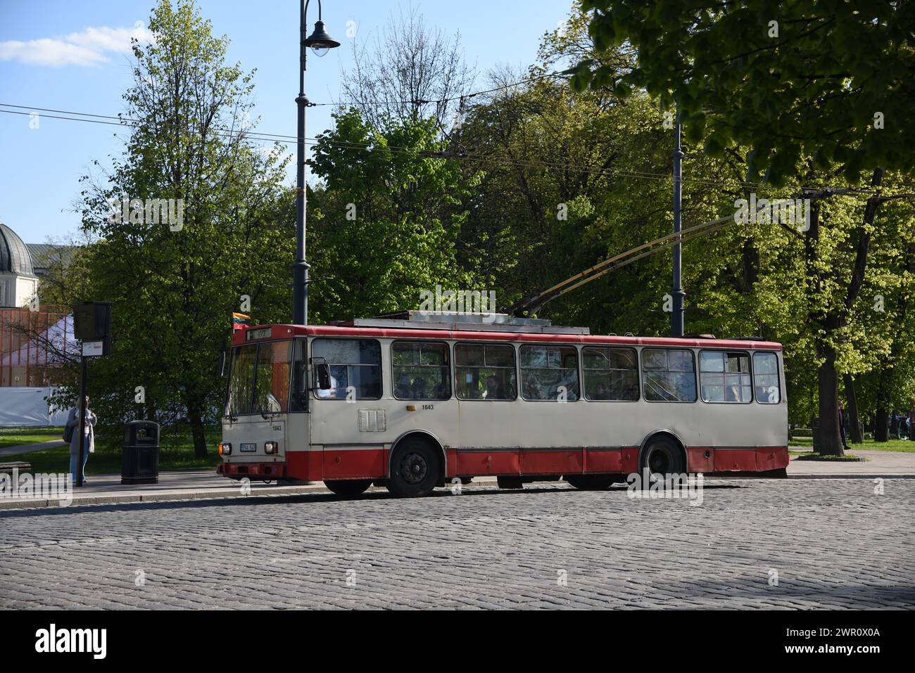 Skoda 14Tr trolleybus Stock Photo - Alamy