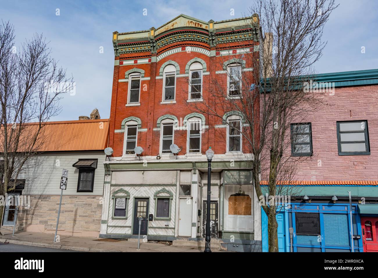 Downtown Shenandoah Pennsylvania USA Stock Photo - Alamy