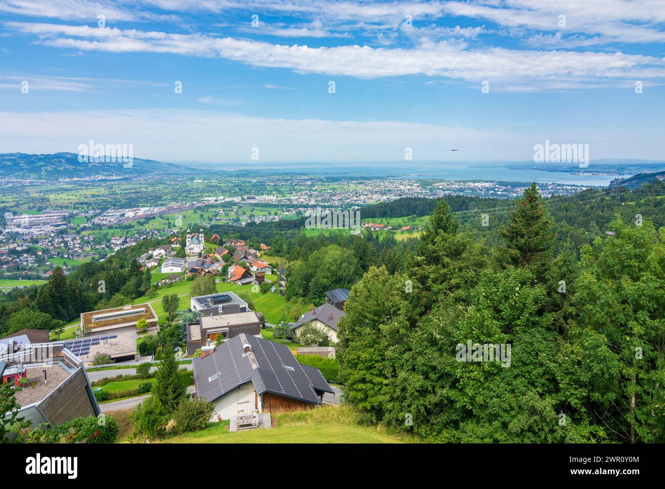Bildstein: pilgrimage church Bildstein, lake Bodensee (Lake Constance ...
