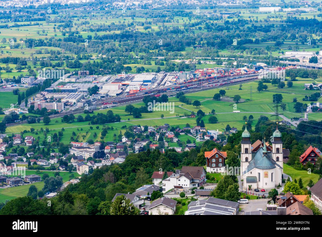 Wolfurt: railway freight yard Wolfort (Terminal Wolfurt, Combi Cargo ...