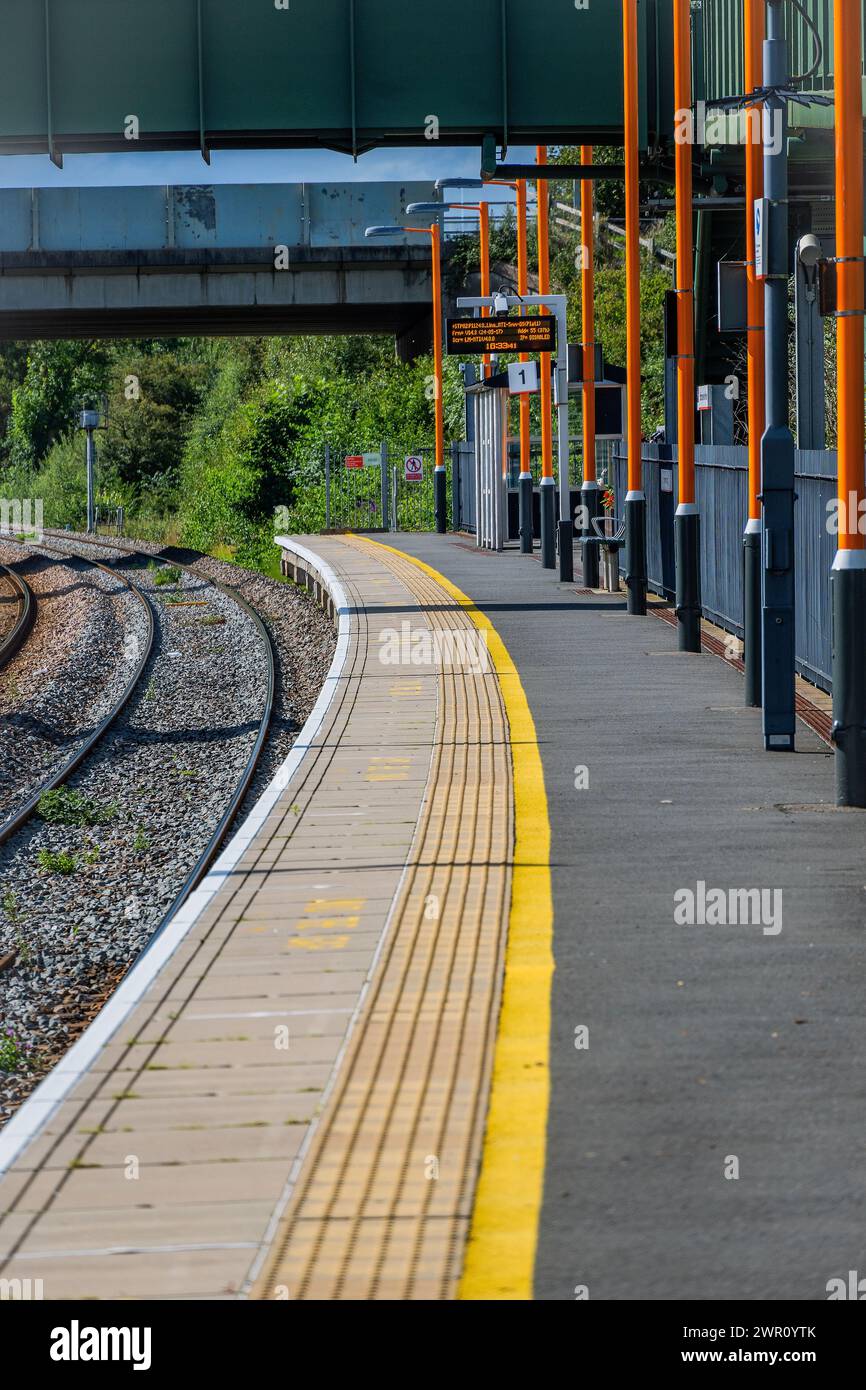 Diesel powered passenger commuter station Stratford upon Avon Parkway ...