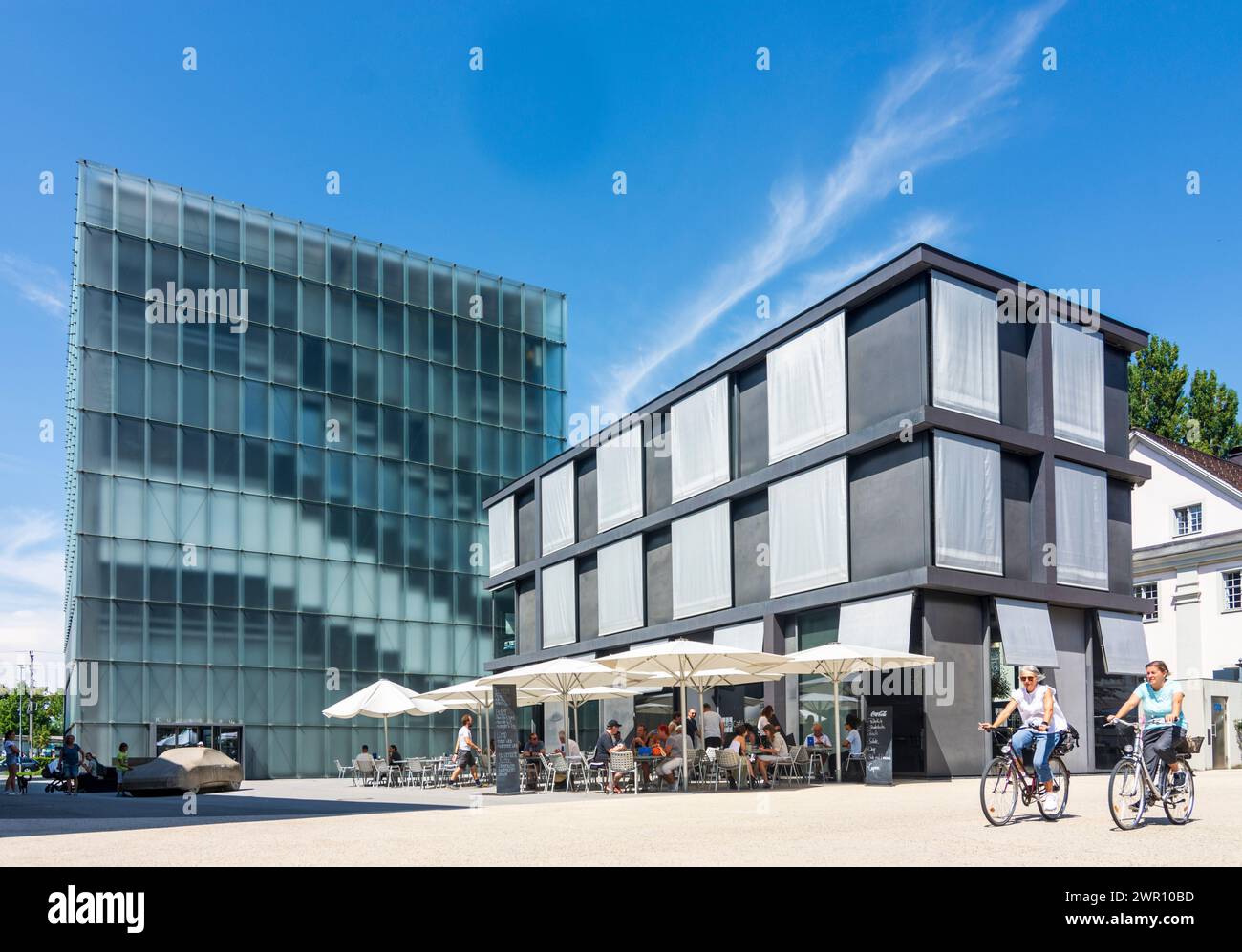 Bregenz: art gallery Kunsthaus Bregenz in Bodensee (Lake Constance ...