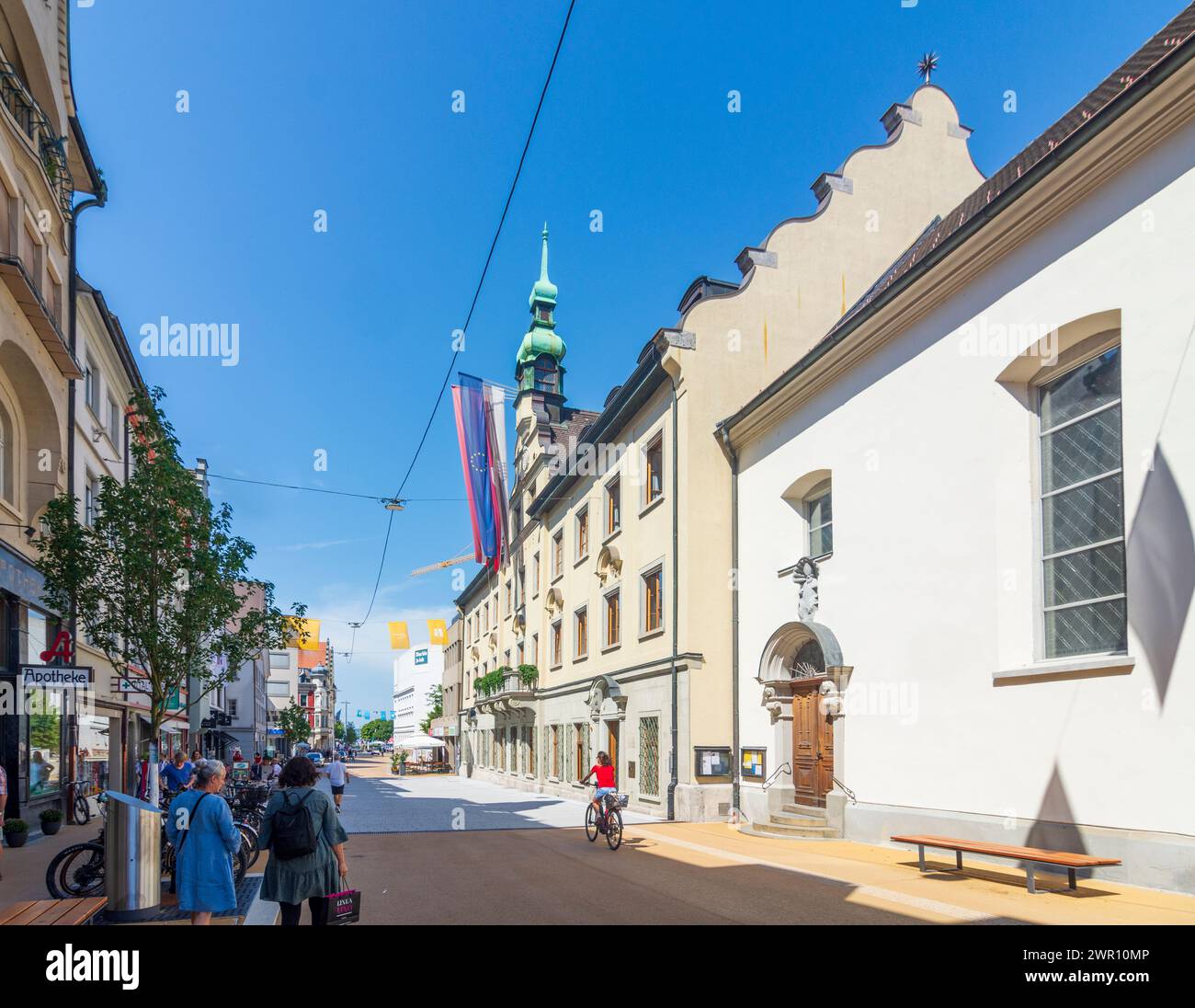 Bregenz: Town Hall in Bodensee (Lake Constance), Vorarlberg, Austria ...