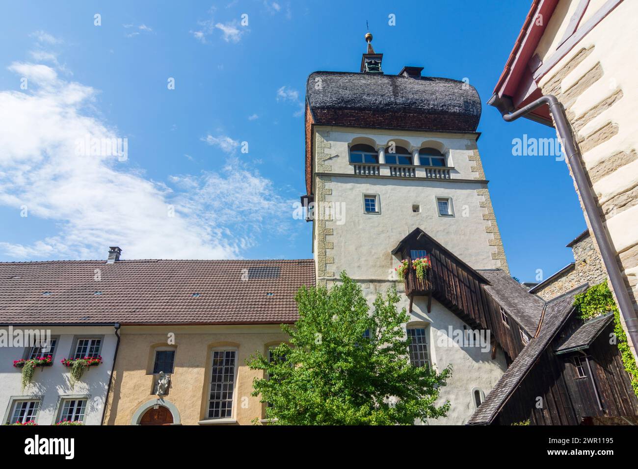 Bregenz: Martinsturm (Martin's tower) in Oberstadt (Upper Town) in ...