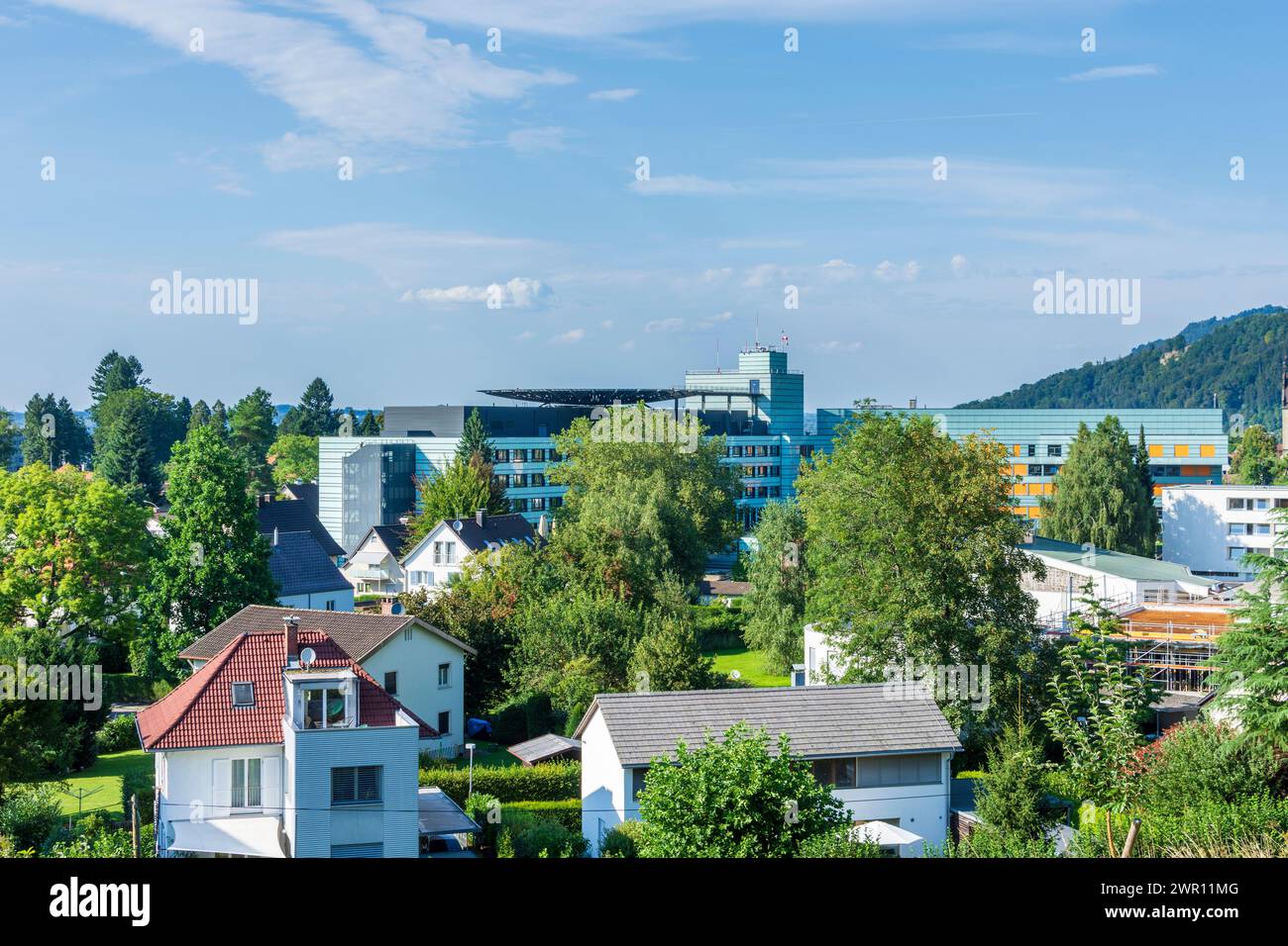Bregenz: Landeskrankenhaus Bregenz (Bregenz State Hospital) in Bodensee ...