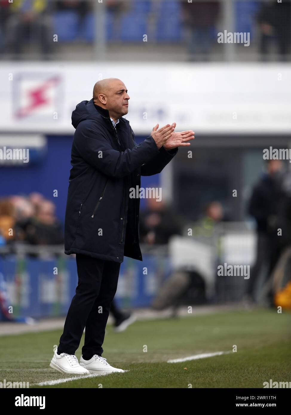 ZWOLLE - FC Volendam coach Regillio Simons during the Dutch Eredivisie ...