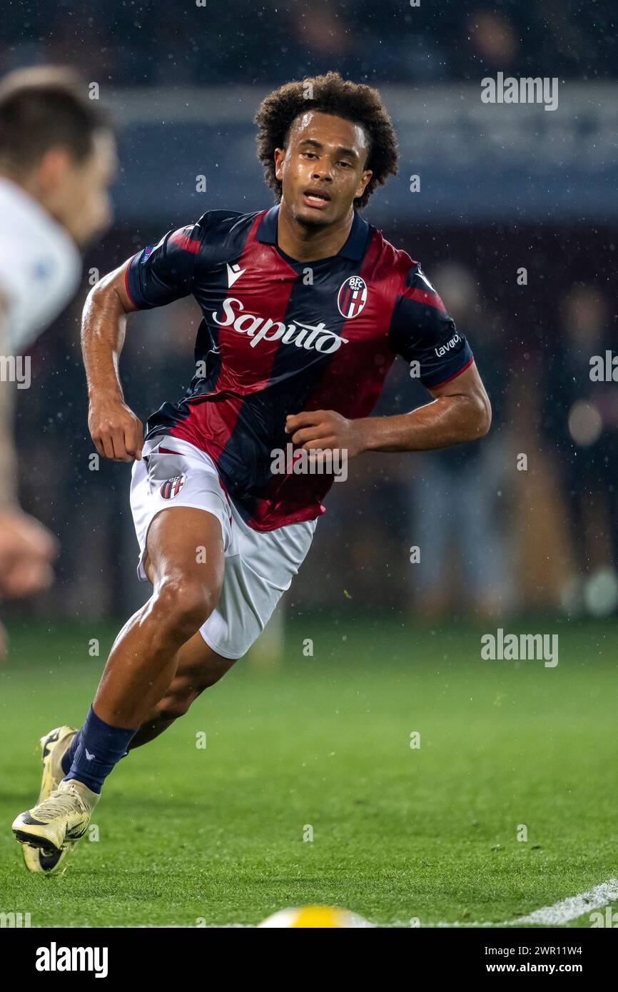 Joshua Zirkzee (Bologna) during the Italian Serie A match between Bologna 0-1 Inter at Renato ...