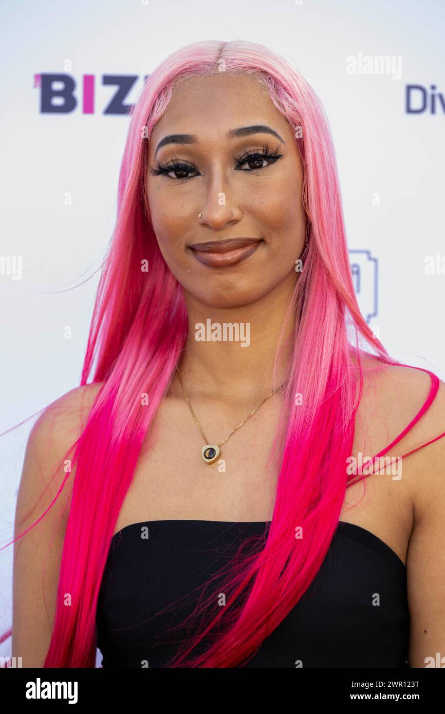 Los Angeles, USA. 09th Mar, 2024. Artist London attends 2024 Prom Expo ...