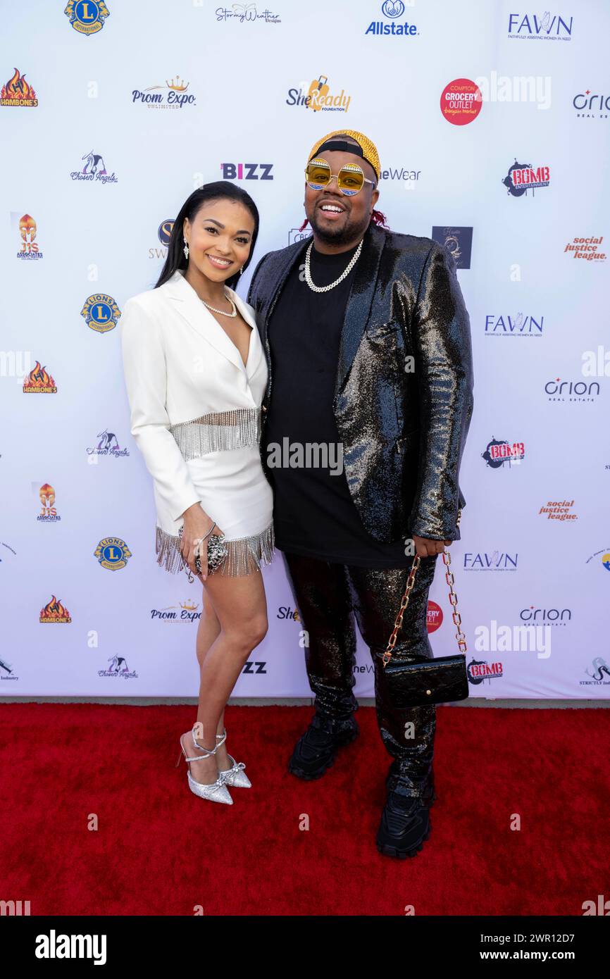 Actress Katelynn Bennett, Fashion Celebrity Stylist Winnie Stackz ...