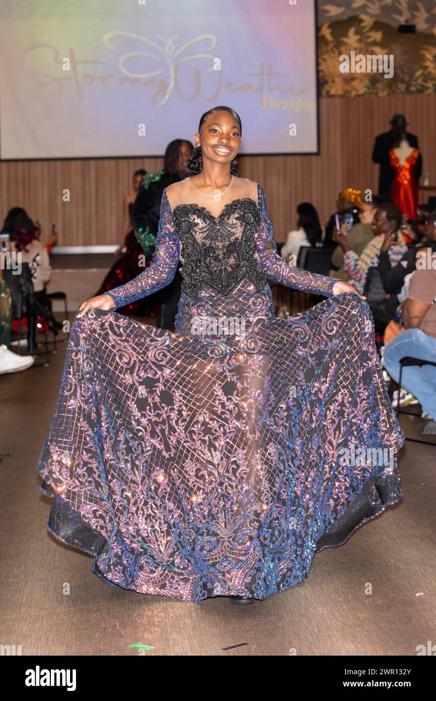 Los Angeles, USA. 09th Mar, 2024.Models attend 2024 Prom Expo Unlimited ...