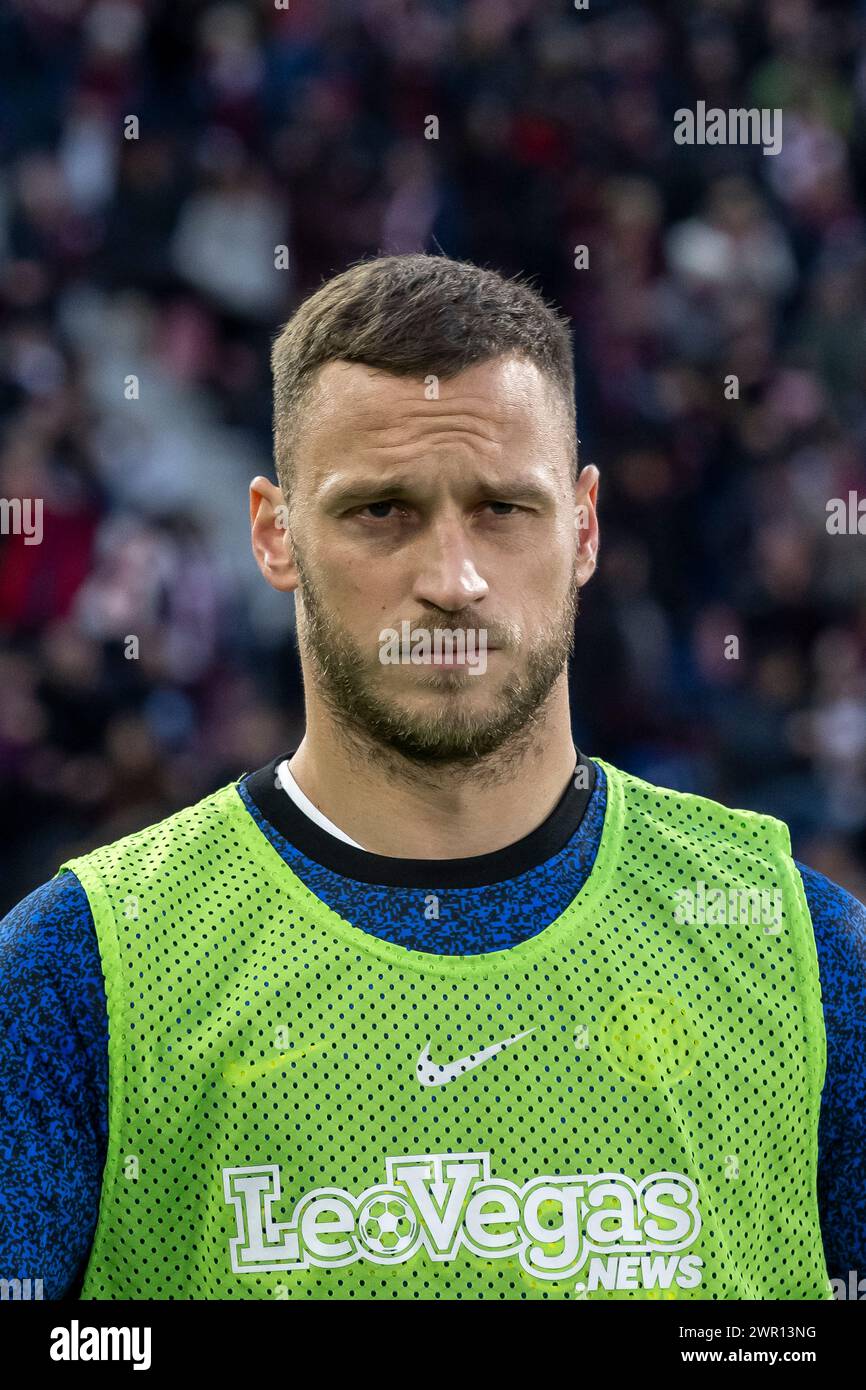 Marko Arnautovic (Inter) during the Italian Serie A match between ...