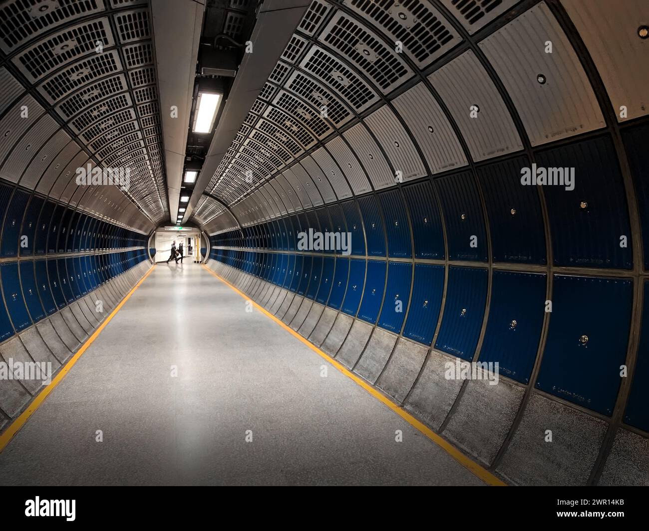 Futuristic London Underground Subway Tunnel, London, UK Stock Photo - Alamy