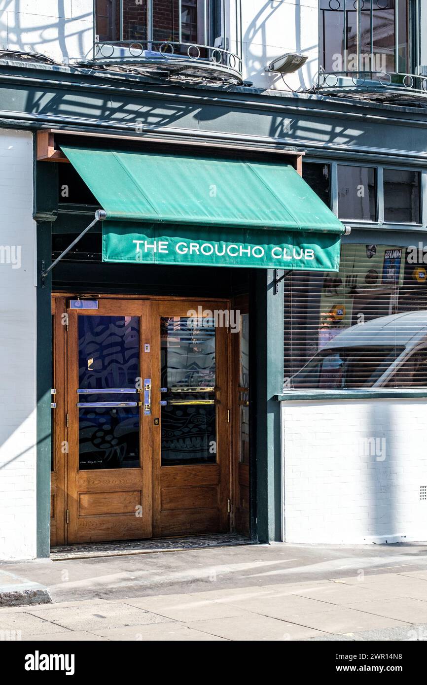 Soho, London UK, March 08 2024, The Groucho Private Members Club Dean ...