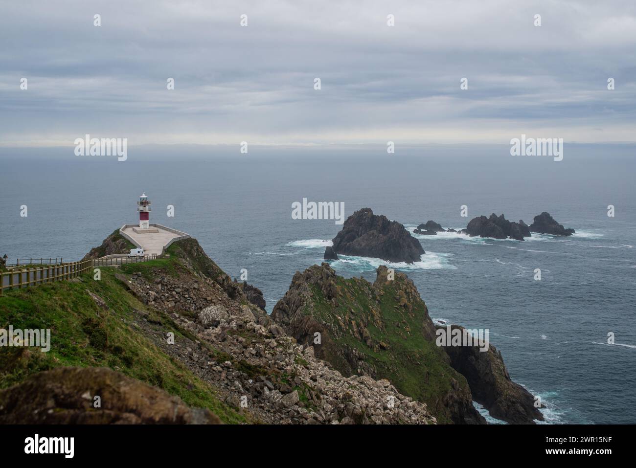 El faro de Cabo Ortegal, en Cariño (A Coruña), es uno de los más ...