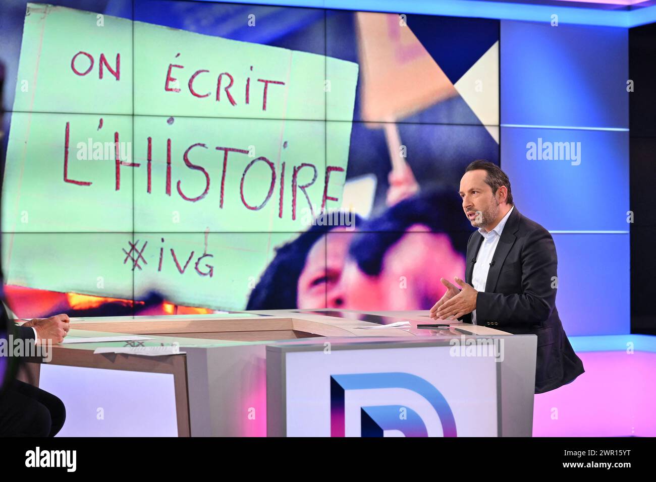 Sebastien Chenu, Spokesman for Rassemblement national during an ...