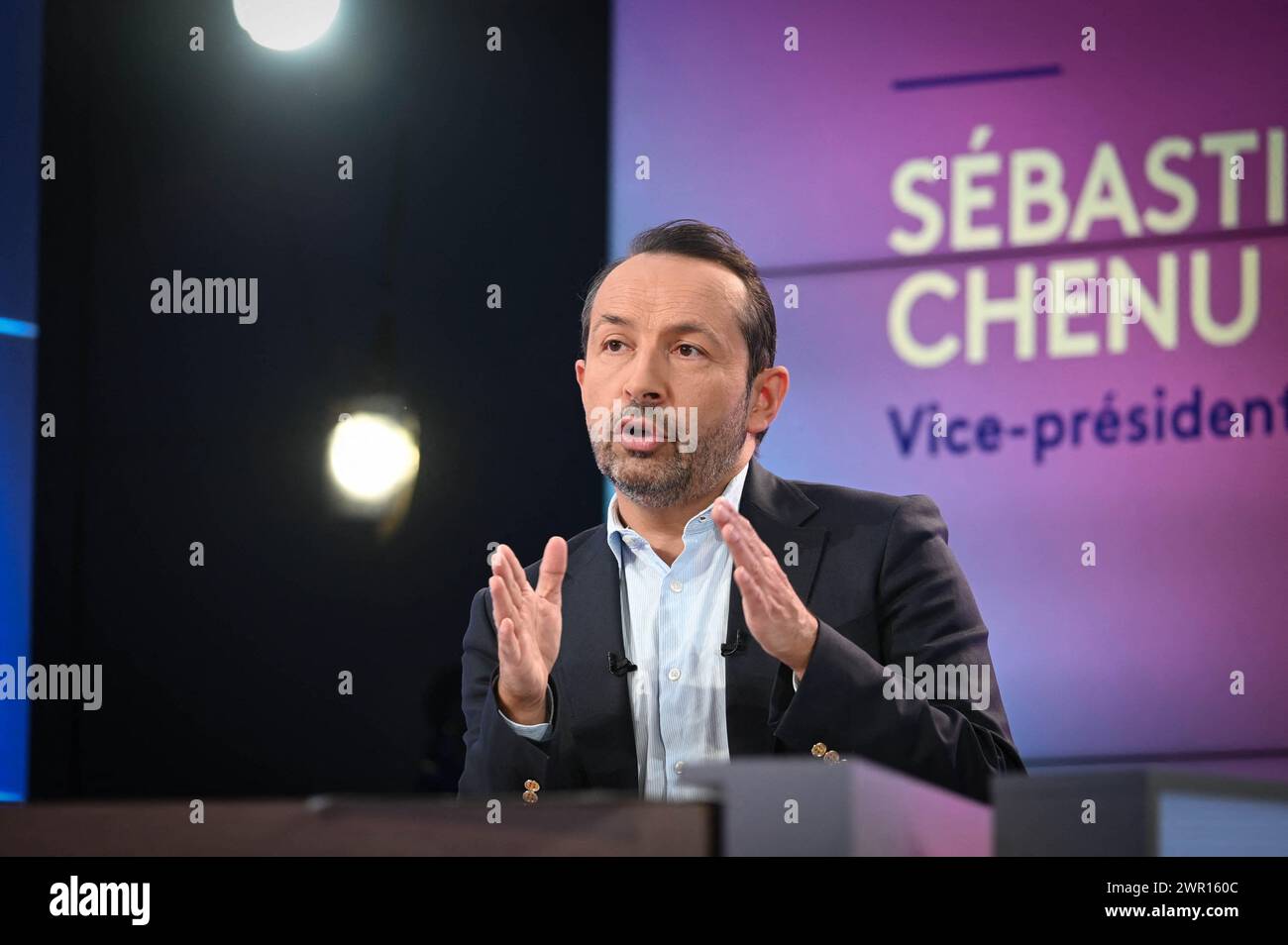 Sebastien Chenu, Spokesman for Rassemblement national during an ...