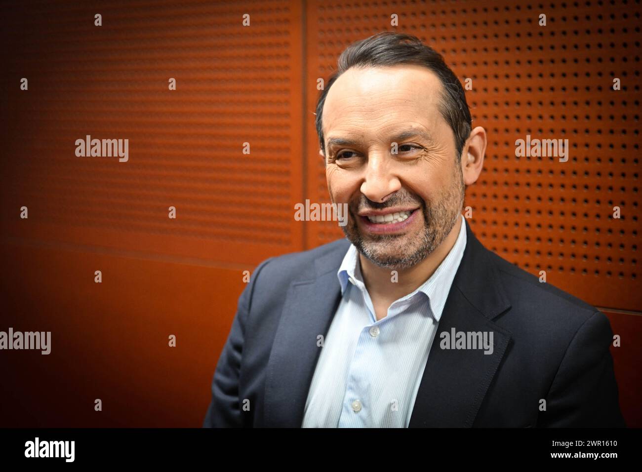 Sebastien Chenu, Spokesman for Rassemblement national poses for ...