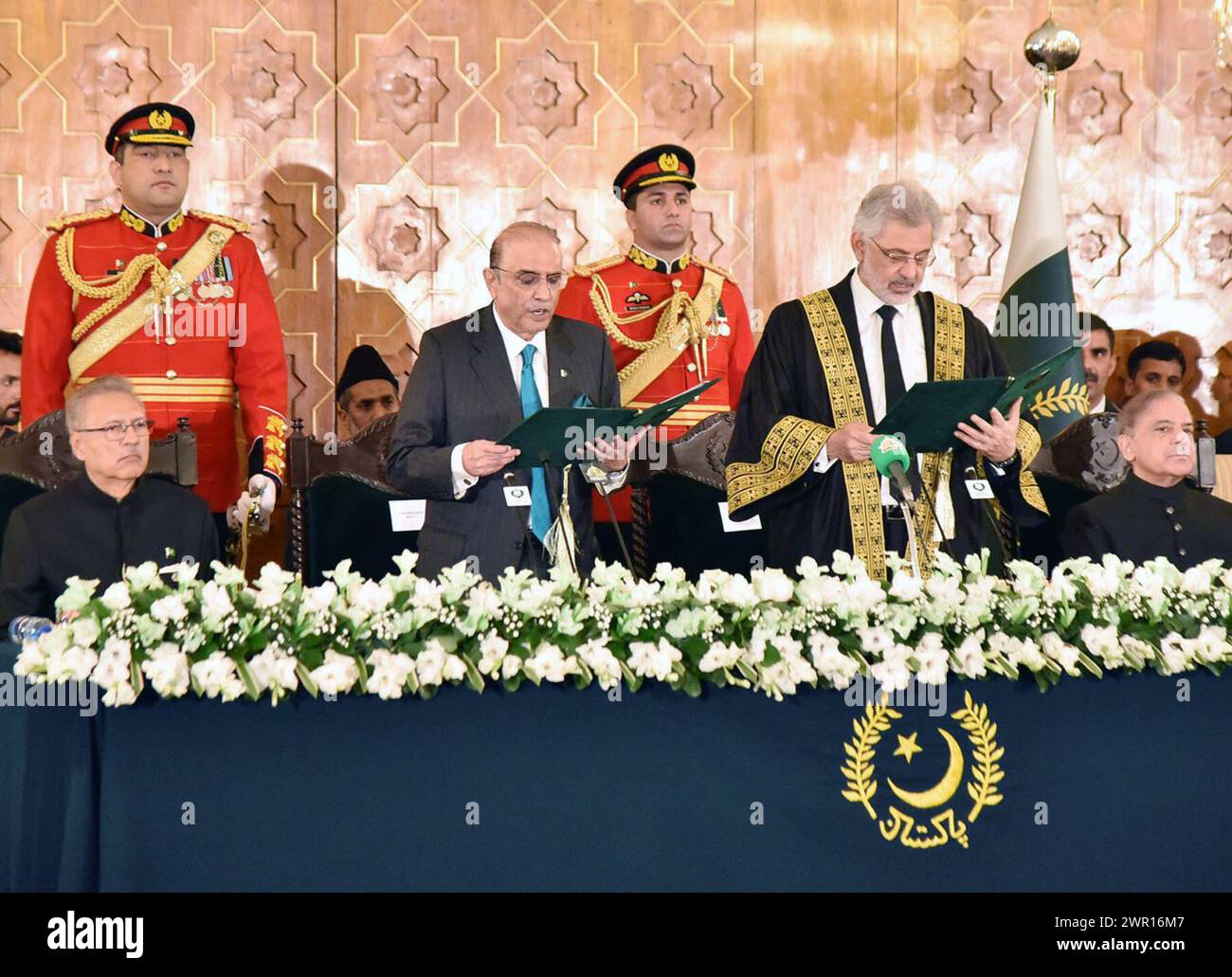 (240310) -- ISLAMABAD, March 10, 2024 (Xinhua) -- Chief Justice of ...