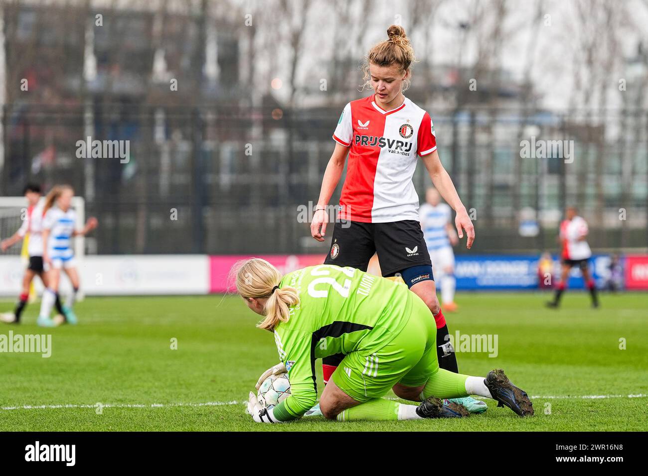 Rotterdam, Netherlands. 10th Mar, 2024. Rotterdam - PEC Zwolle Vrouwen ...