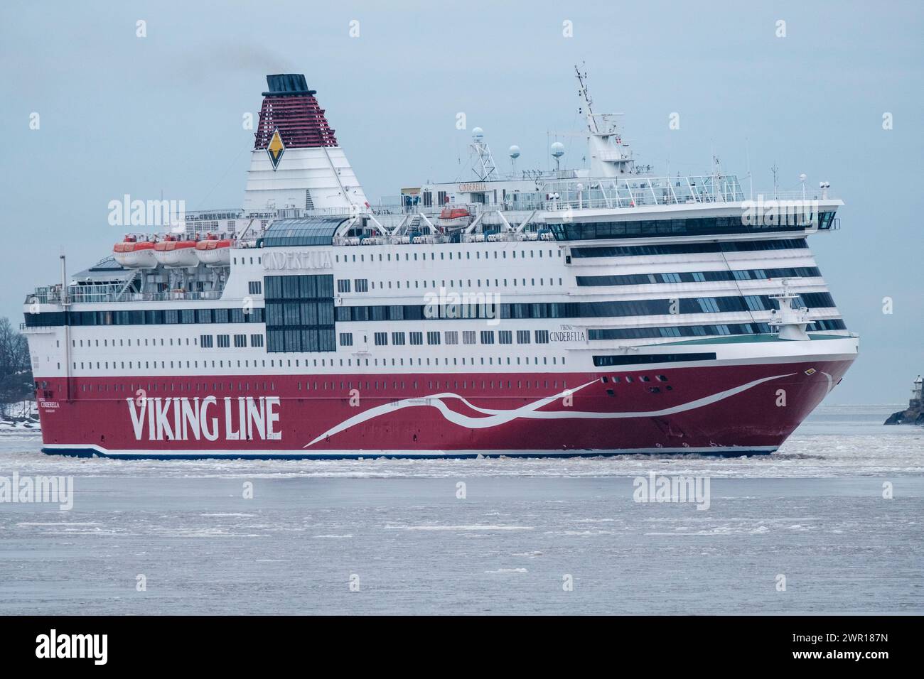 MARCH 9, 2024 - HELSINKI / FINLAND: MV Viking Cinderella, operated by ...