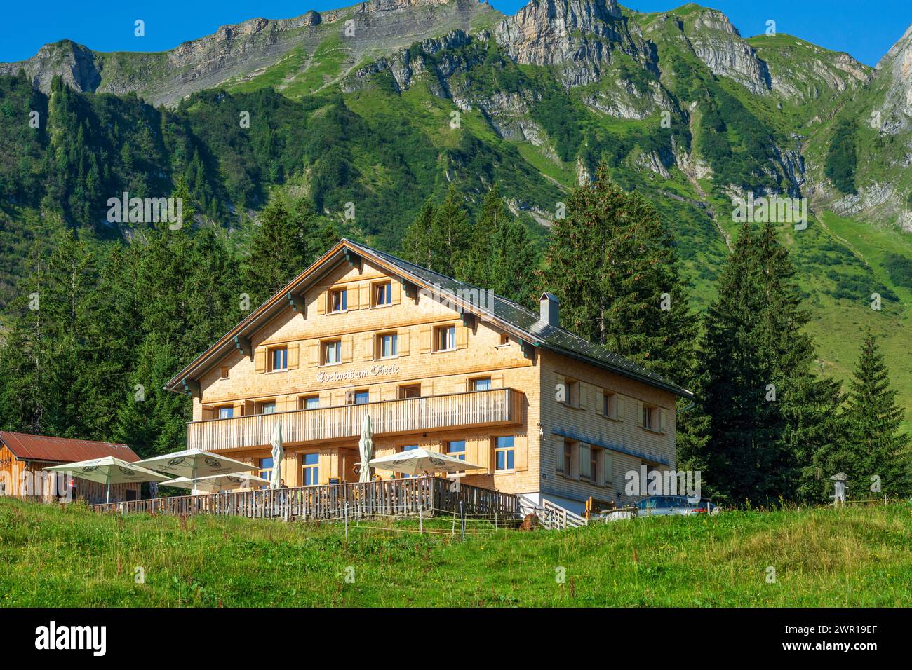 Au: restaurant Edelweiß am Öberle in Bregenzerwald (Bregenz Forest ...