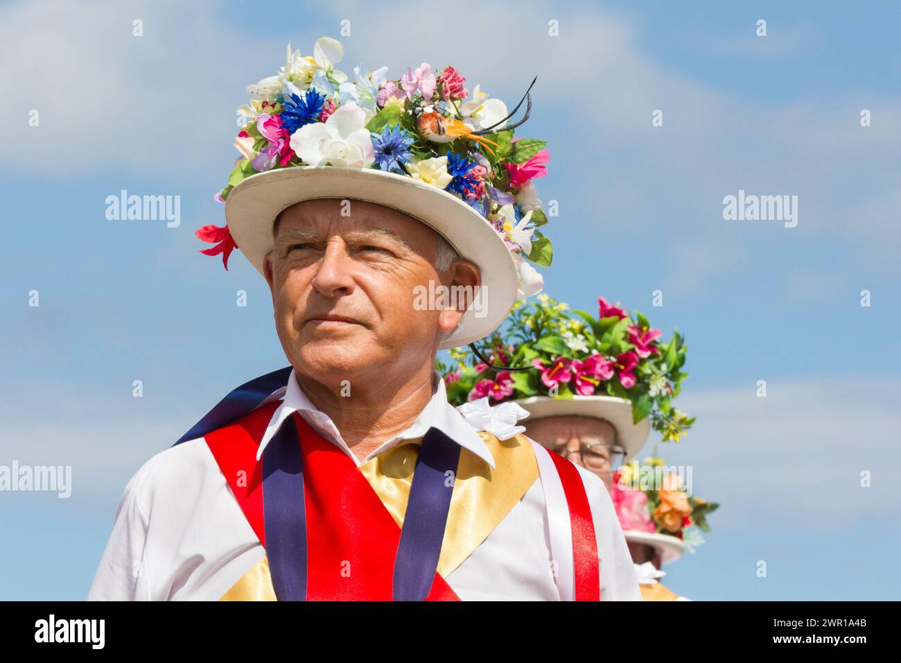 Manchester Morris dancers at Whitby Folk Week Stock Photo - Alamy