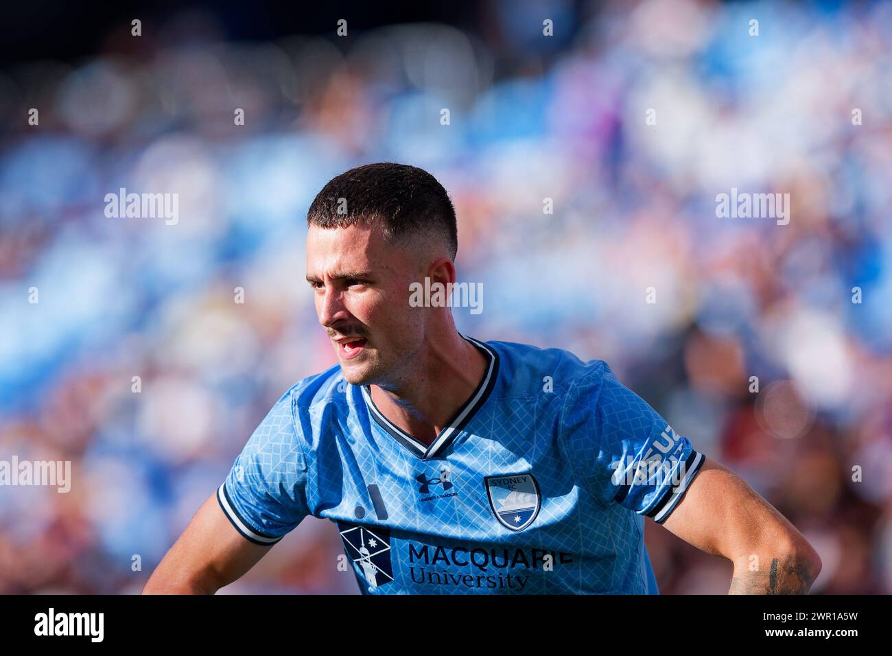 Sydney, Australia. 10th Mar, 2024. Jordan Courtney-Perkins of Sydney FC ...