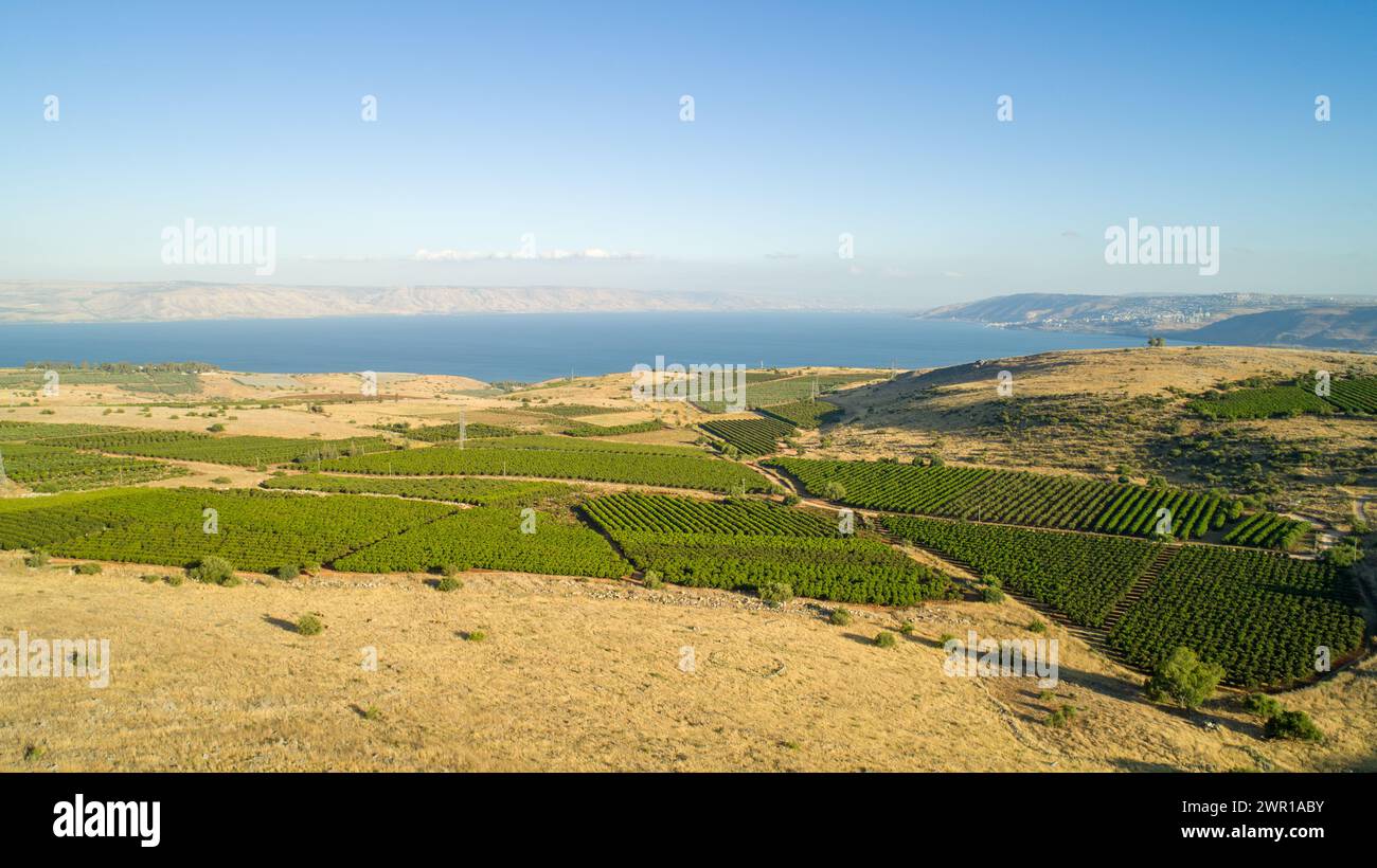 Sea of Galilee, also called Lake Tiberias or Kinneret Stock Photo - Alamy