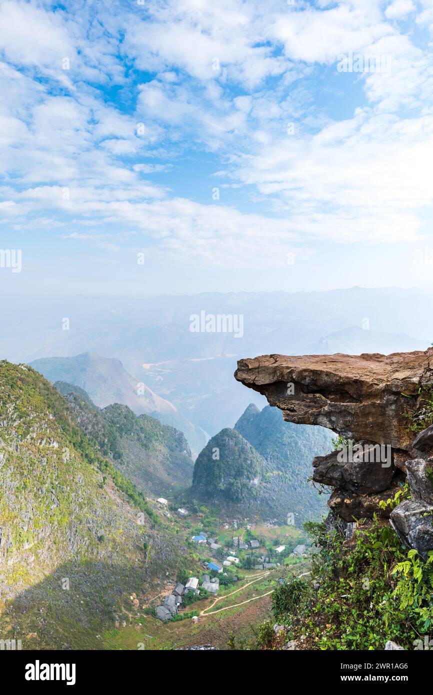 Ha Giang landscape in Northern Vietnam. Popular Ha Giang Loop tour ...