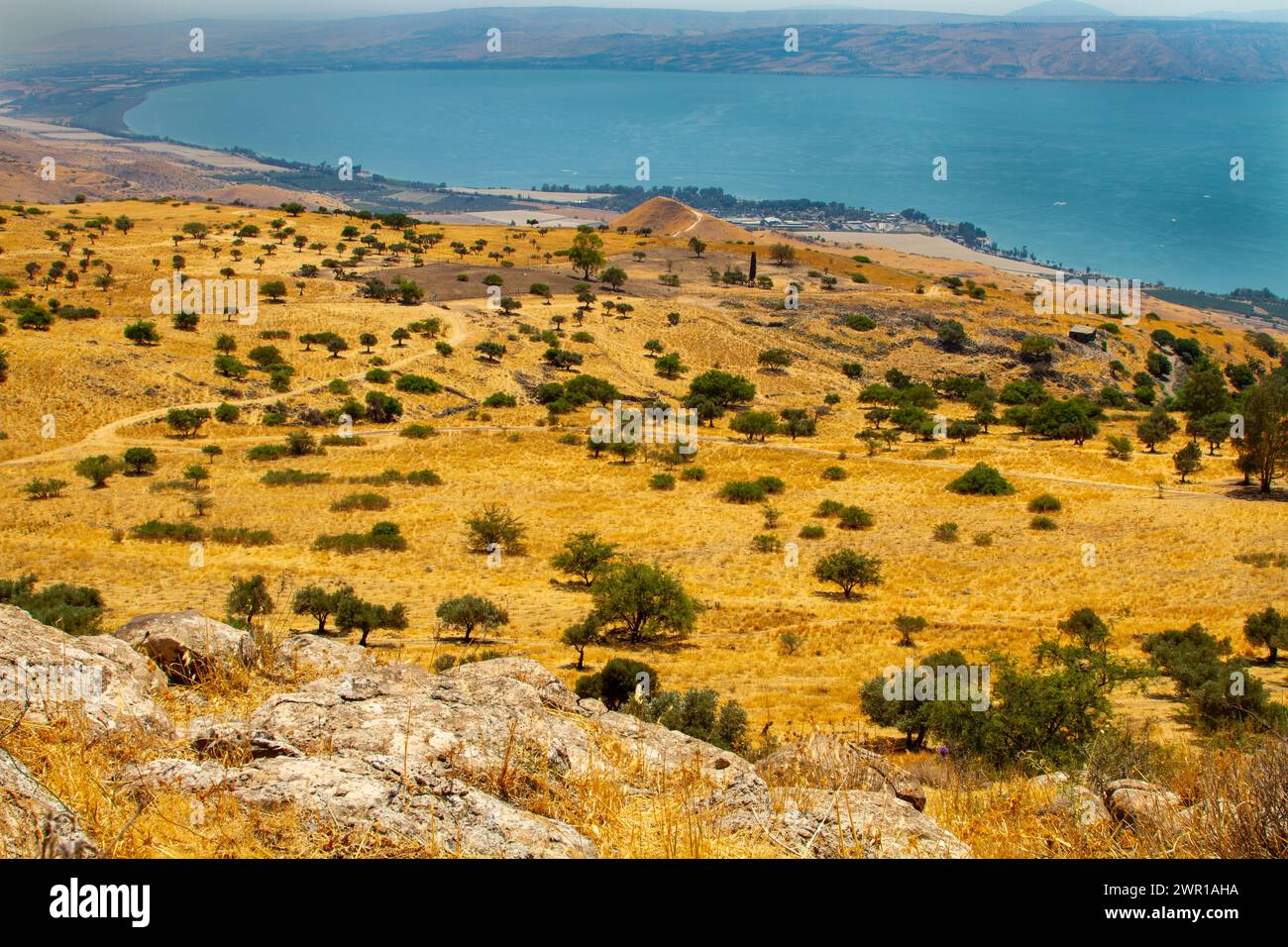 Sea of Galilee, also called Lake Tiberias or Kinneret Stock Photo - Alamy