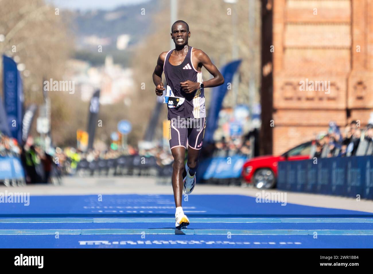 Collins Kipkurui Kipkorir during the Zurich Marato Barcelona 2024 on March 10, 2024 in Barcelona ...